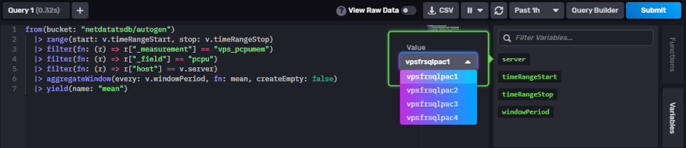 InfluxDB v2, Flux language and SQL databases