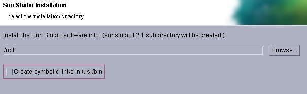 Installation de Sun Studio sur Sun Solaris 10 X86 pour les compilations