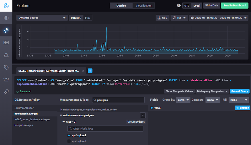 Understanding, installing and using the time series database InfluxDB 1.7